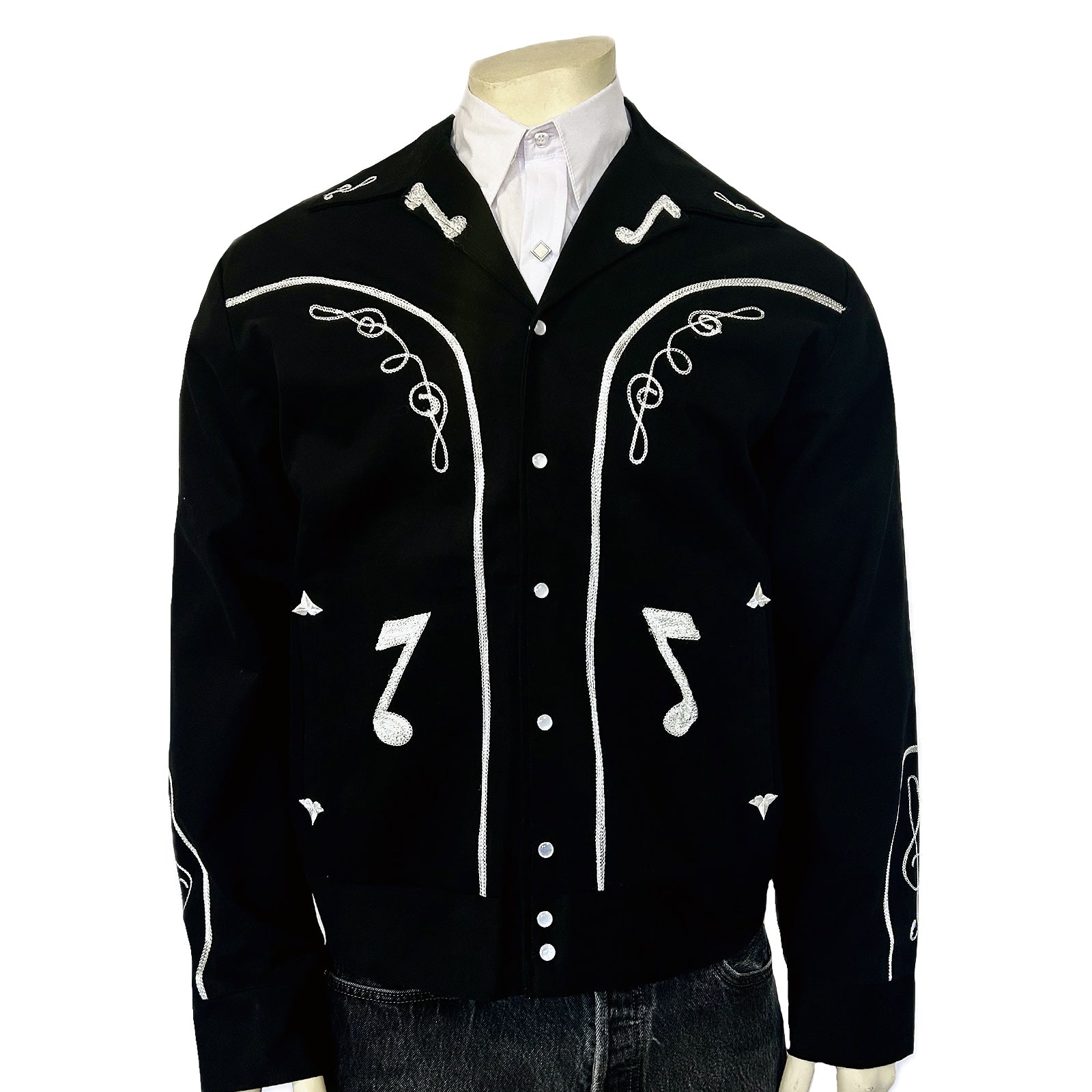 Rockmount Men's Classic Music Motif Bolero Jacket