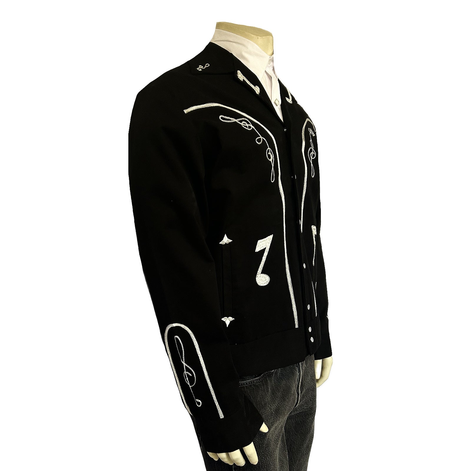 Rockmount Men's Classic Music Motif Bolero Jacket