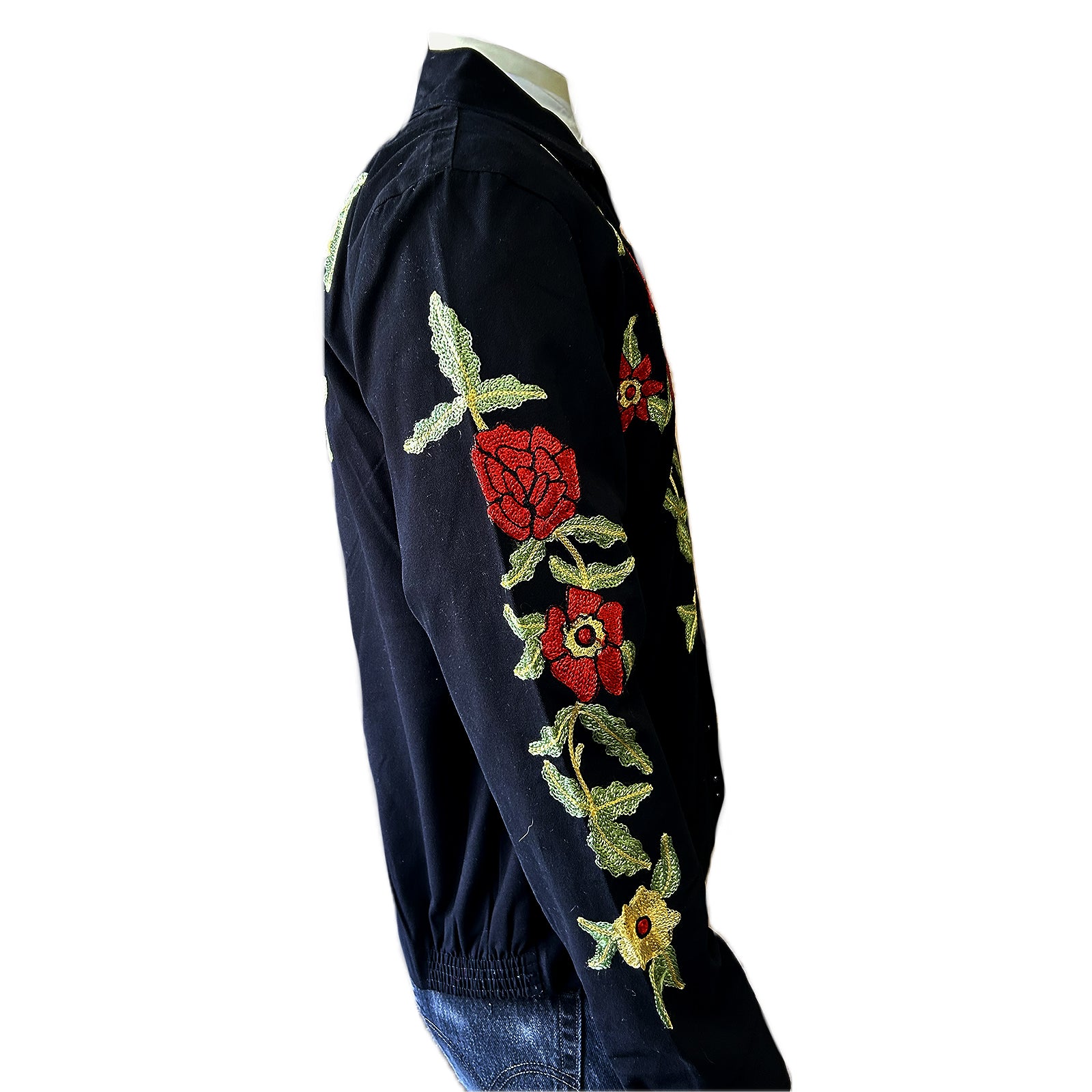 Rockmount Men's Rose Bouquet Embroidered Bolero Jacket