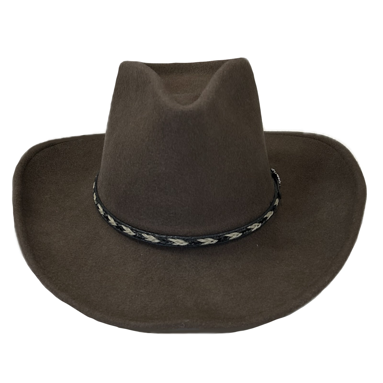 Rockmount Crushable Brown Felt Western Cowboy Hat Rockmount Crushable Brown Felt Western Cowboy Hat
