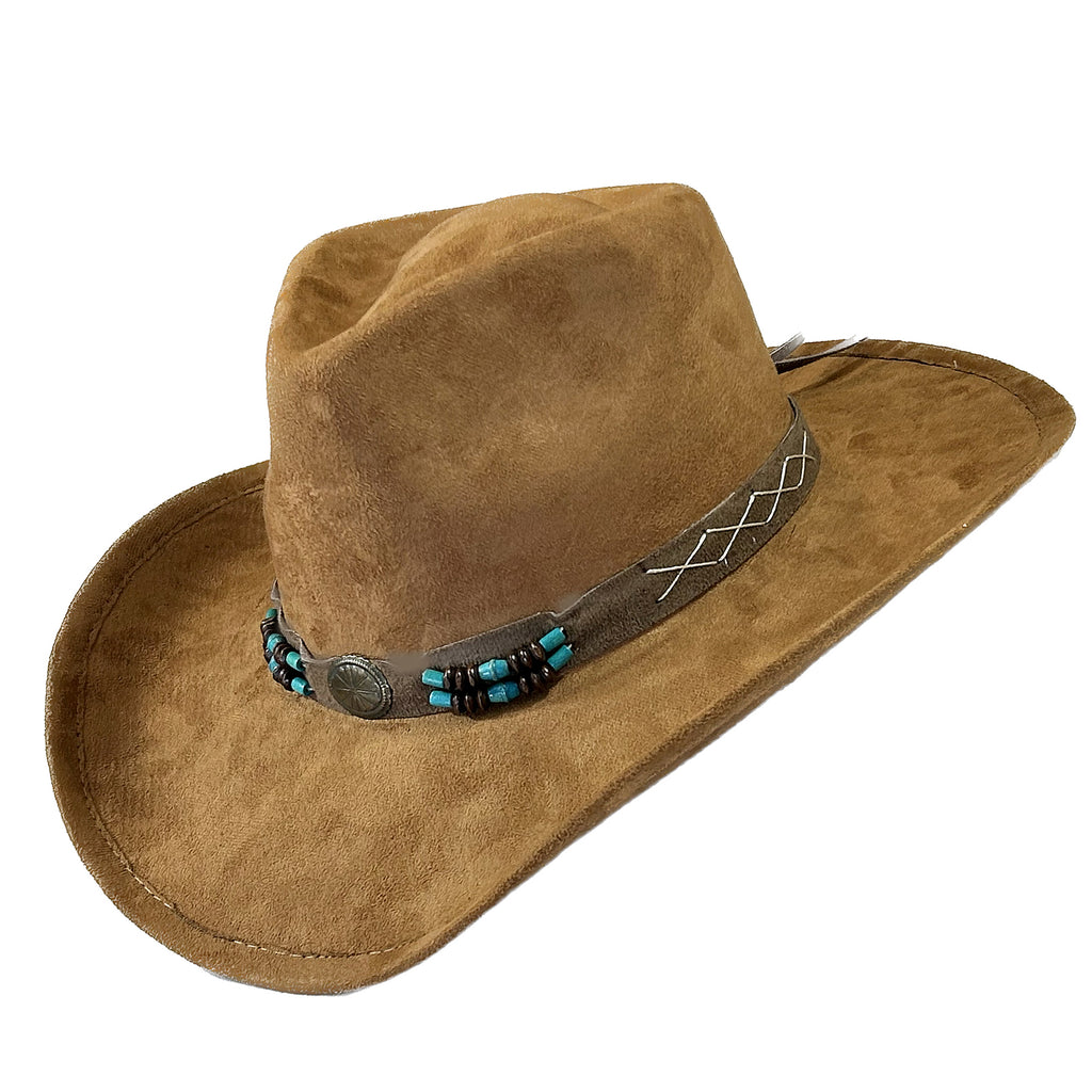 Rockmount Suede Cloth Canyon Hat in Light Brown