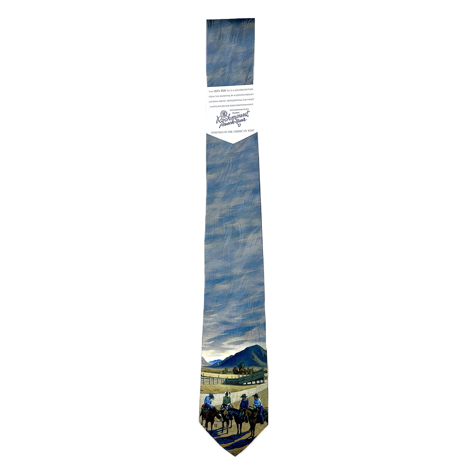 Rockmount Limited-Edition Cattlemen Conference Silk Tie by Howard Post