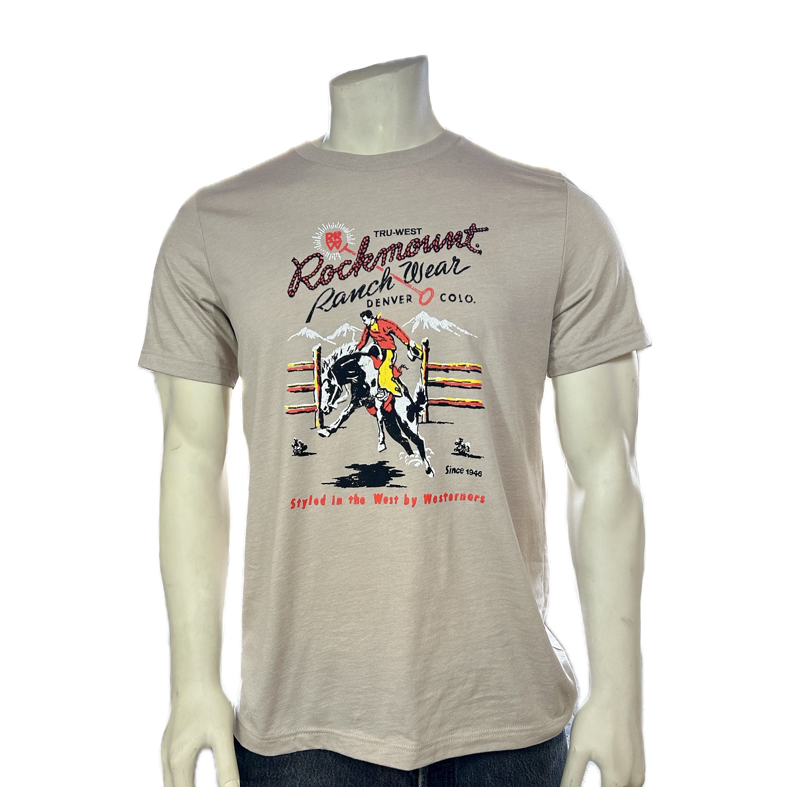 Rockmount Men's Granite Vintage Bronc T-Shirt